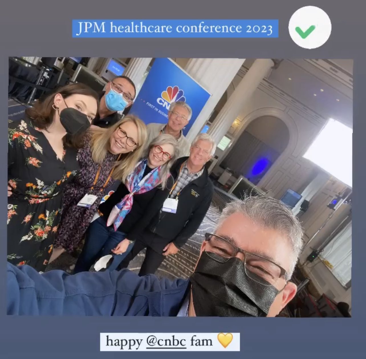 Meg Tirrell on Twitter: "Grateful for this lovely crew! #JPM23 https://t.co/WdVDQbPKmC" / Twitter