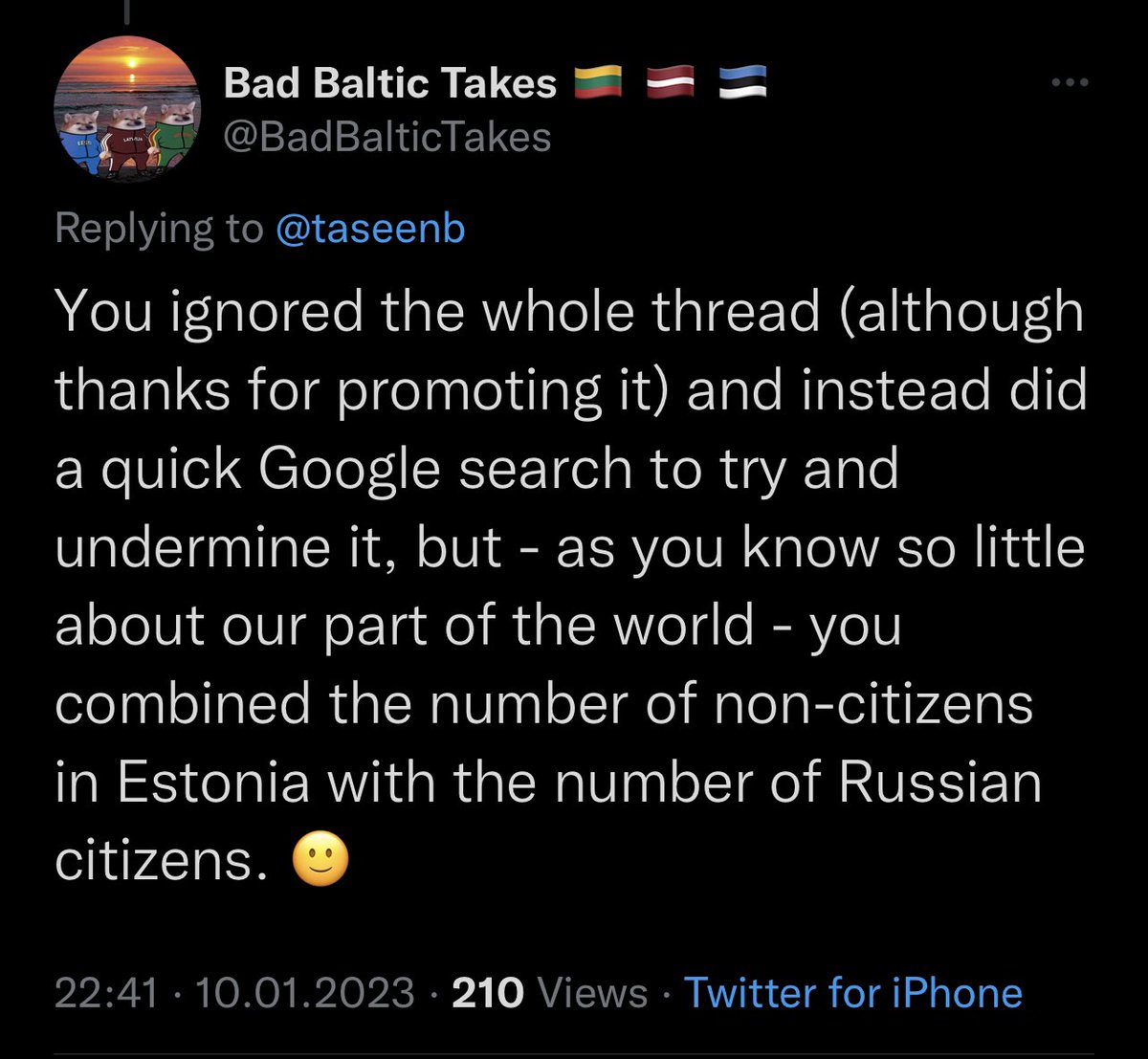 Bad Baltic Takes π±πΉ π±π» πͺπͺ on Twitter: Bad Baltic Takes π±πΉ π±π» πͺπͺ on Twitter: