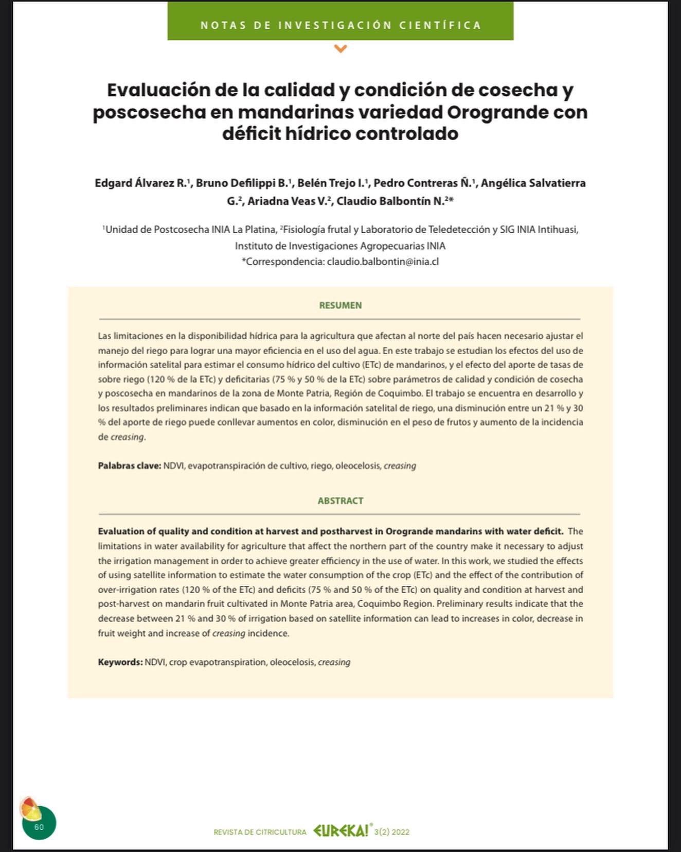 INIA Chile (@iniachile) / Twitter