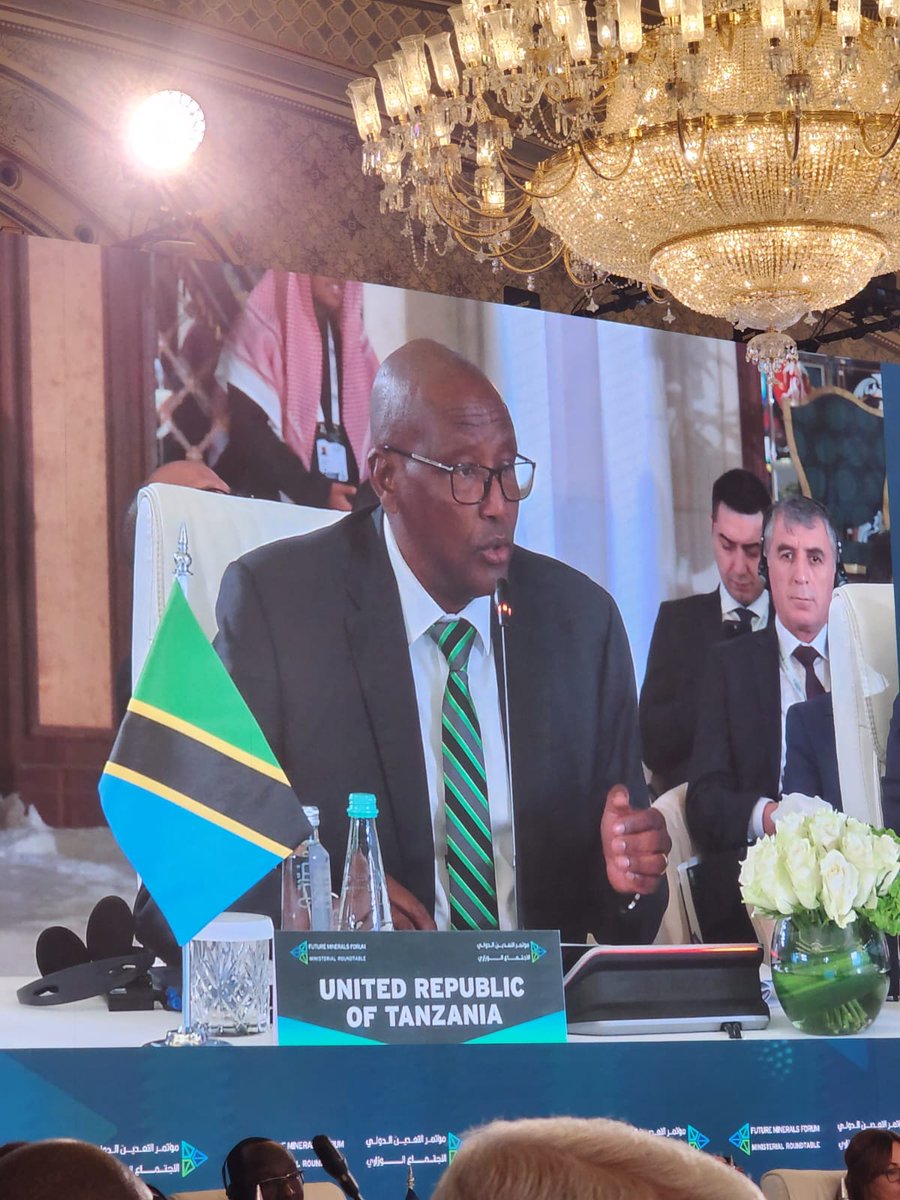 📍Riyadh, Saudi Arabia Naibu Waziri wa Madini Dkt. Steven Kiruswa ...