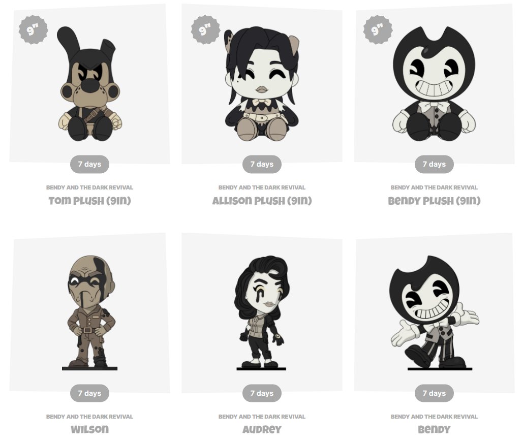 AwesomeSuperSonic on Twitter: "@youtooz @Bendy These Bendy Youtooz are pretty good, but what is ...