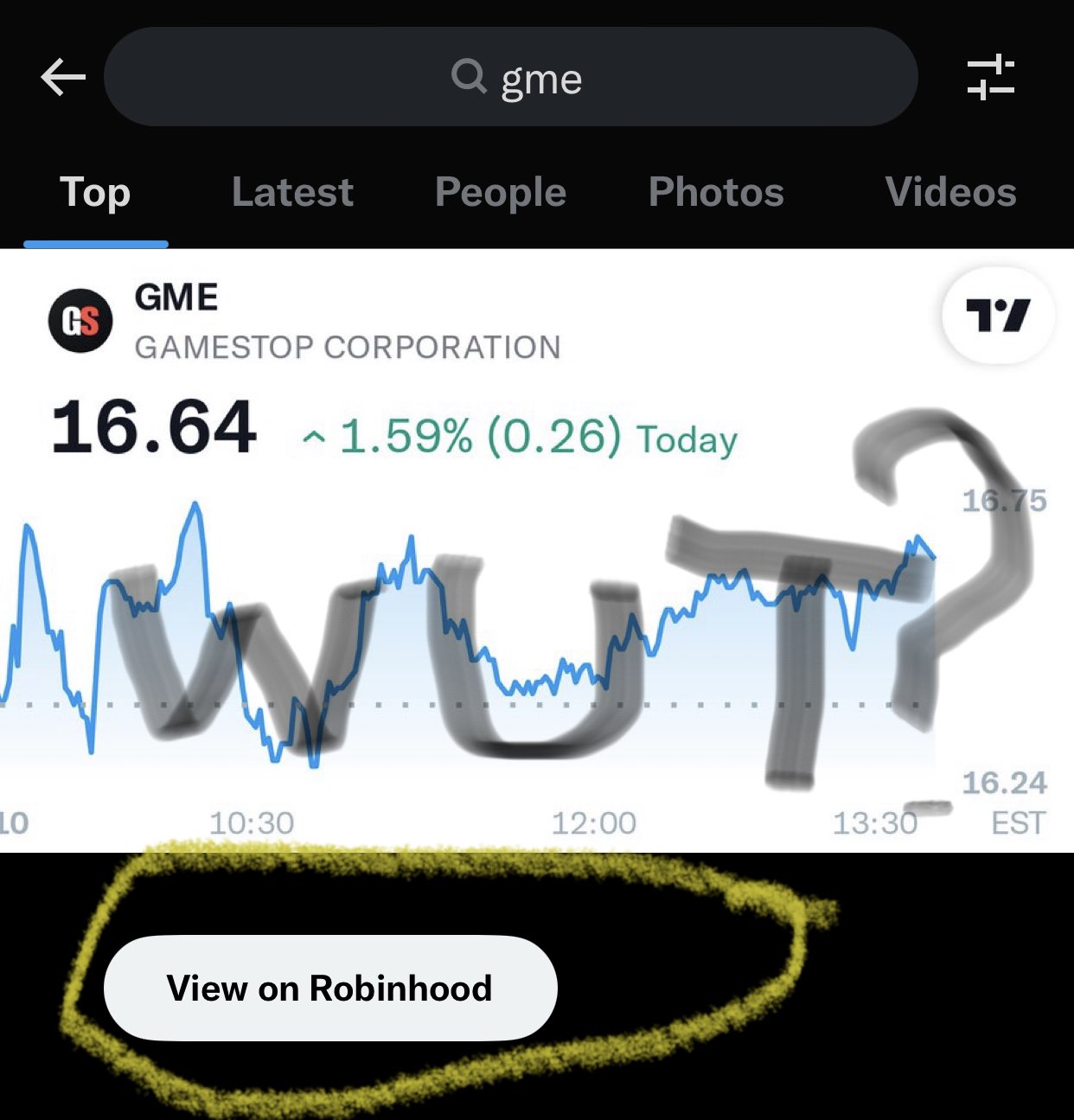 Ken Griffin’s Mayo PARODY*PARROT TEE*PARROTY on Twitter: "So, when I searched #GME in the ...