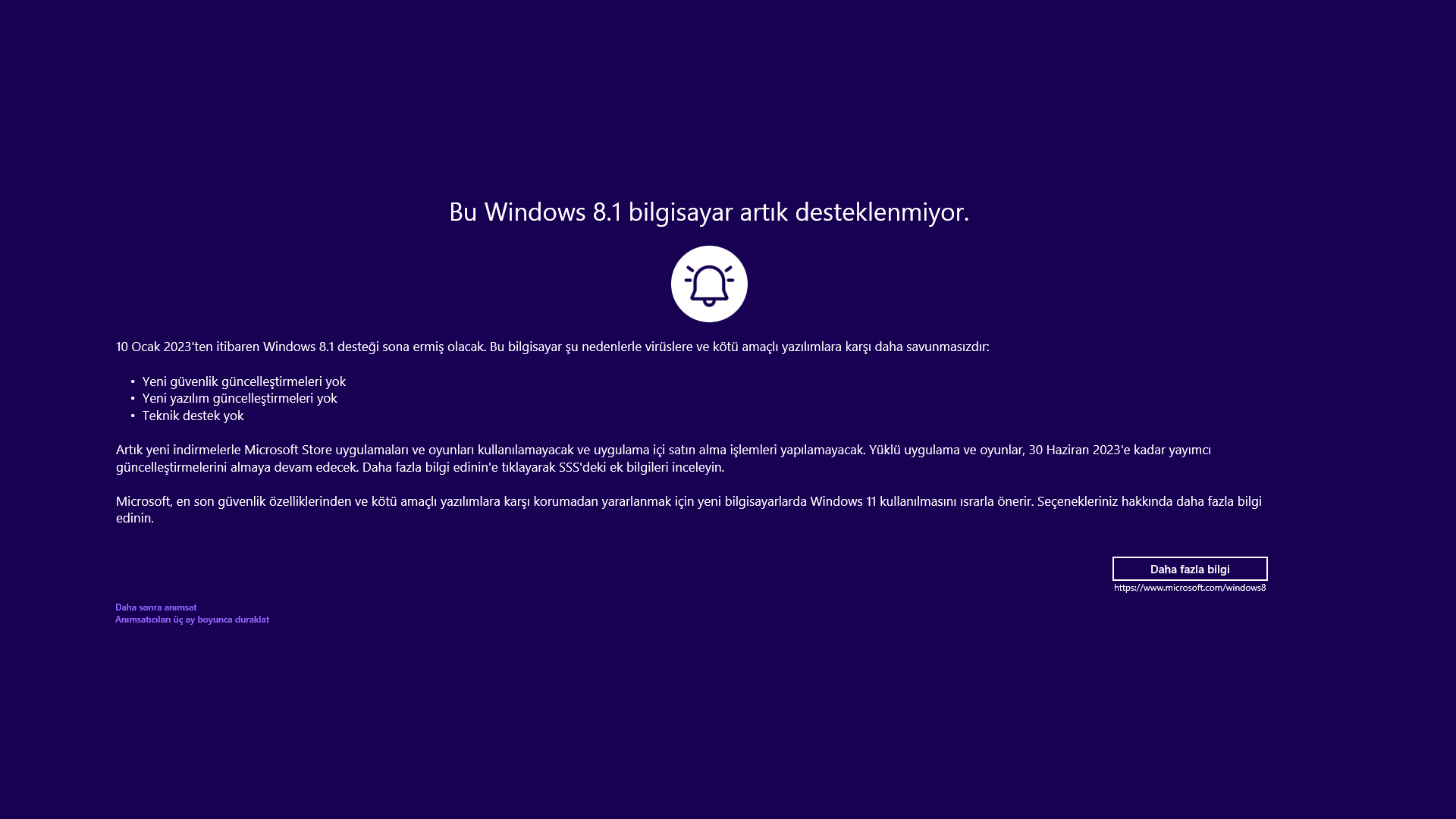 Oyun Dijital on Twitter: "10 Ocak 2023 itibarıyla Microsoft, Windows 7 ve Windows 8.1'in ...