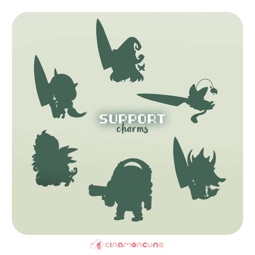 🍩 CINAMONCUNE on Twitter: "Pre-orders for my League support charms are dropping tomorrow! https ...