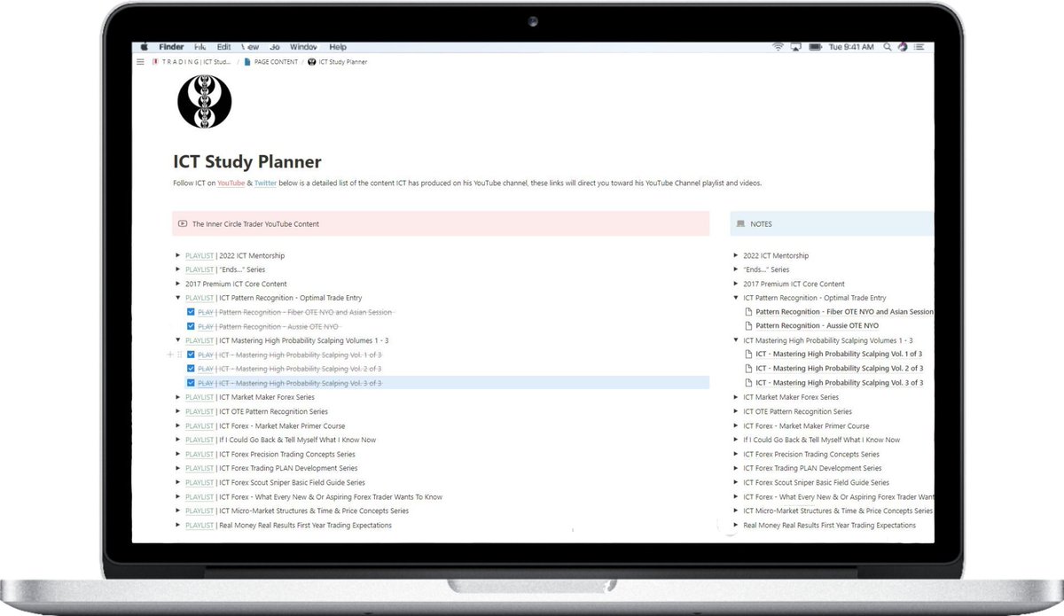 🅰🆃🅴 𝕋𝕣𝕒𝕕𝕖𝕣𝕤 𝕁𝕠𝕦𝕣𝕟𝕒𝕝 on Twitter: "We've created a simple ICT Study Planner and Trading Journal ...