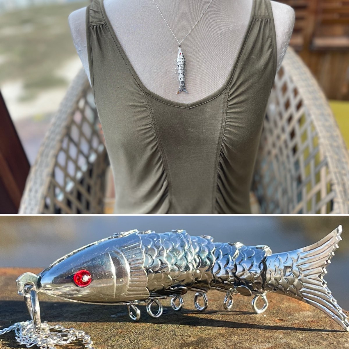 Lynda on Twitter: "Feeling fishy? Check out this vintage articulated ...