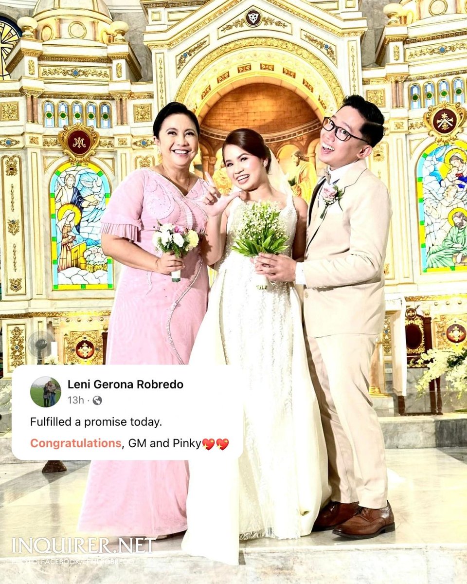 ‘NINANG ATTY. LENI’ 🌸 LOOK: Former Vice President Leni Robredo fulfills her promise to attend ...