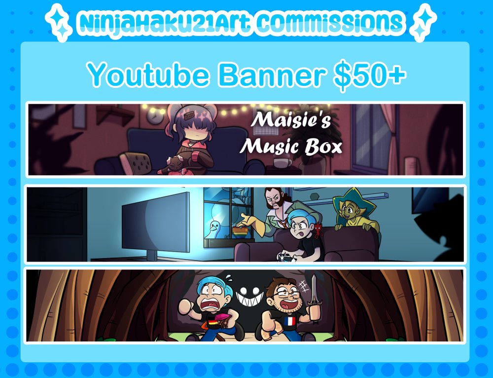 NinjaHaku21Art (comms open! ) on Twitter: "I’m opening up two commission slots! DM if interested!