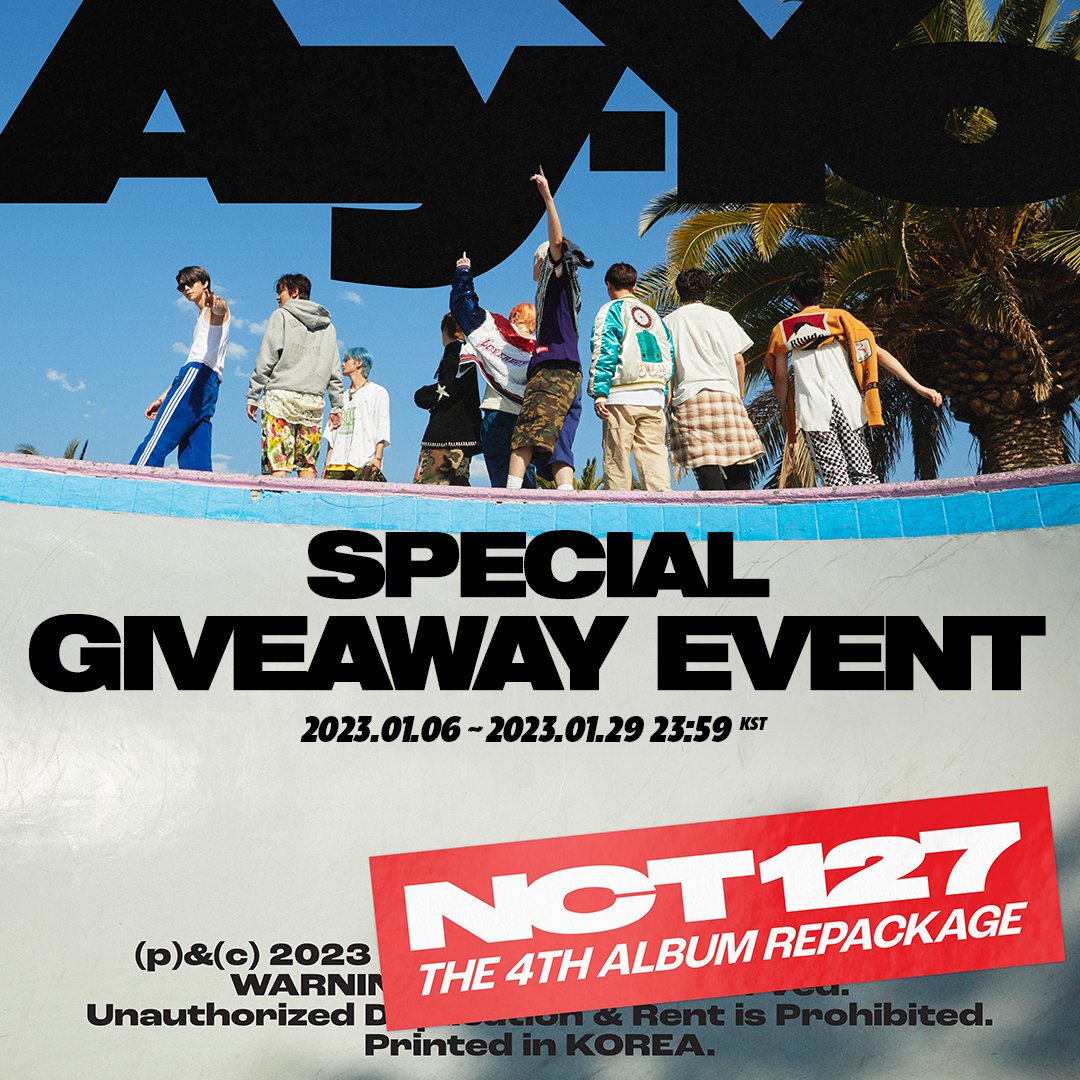 Makestar On Twitter 🌴nct 127 정규 4집 리패키지 ‘ay Yo 특전 증정 이벤트🌴 🎁멬스 미공개 셀카