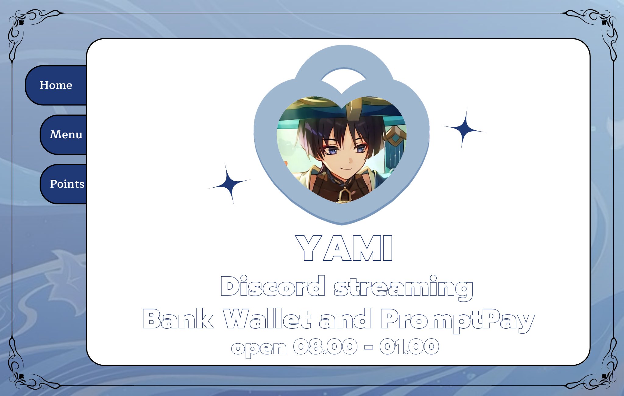yami ˖ ࣪⭑ ( close ) on Twitter: "yami store 𖤐ˊ˗ Discord streaming Bank , Wallet , Promptpay 🐕‍🦺 ...