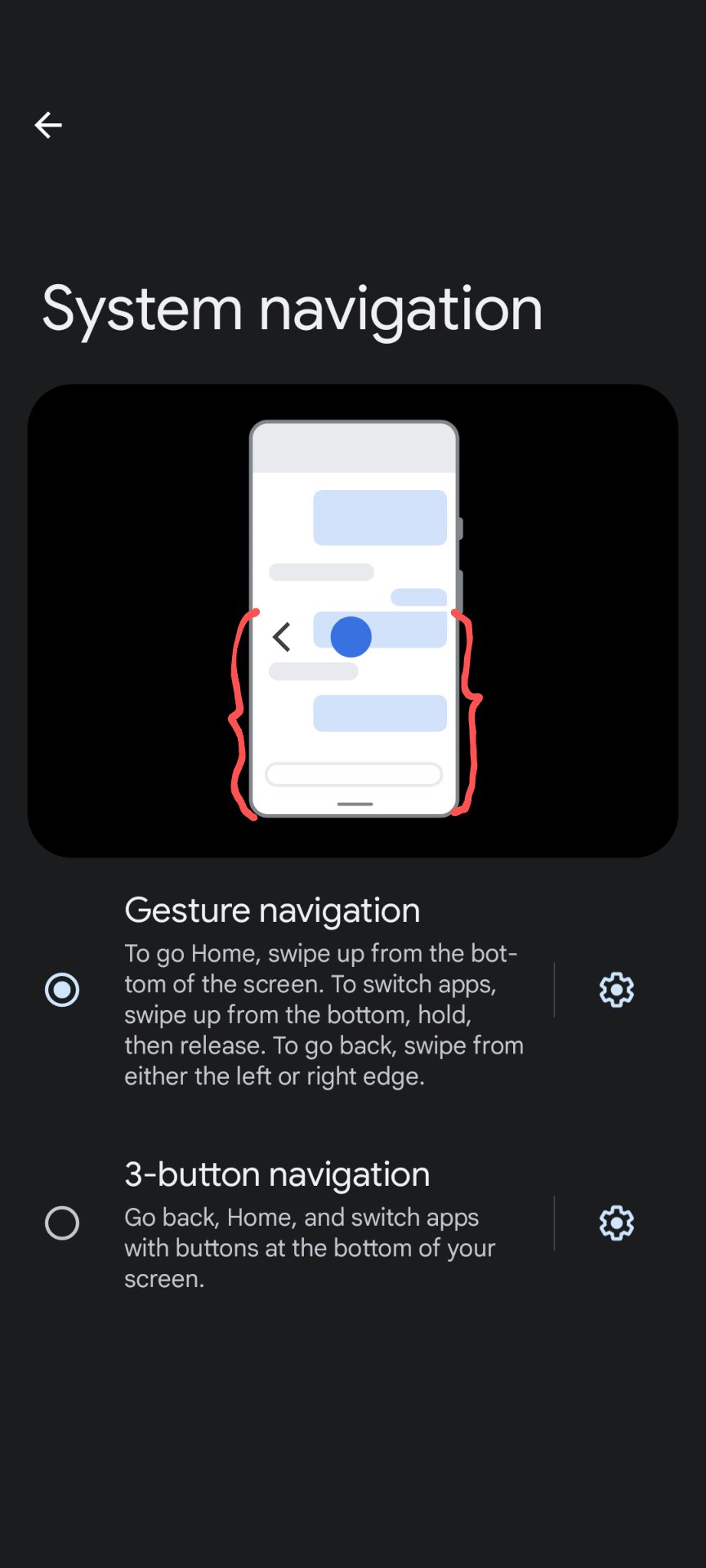 Ben on Twitter: "@MaxWinebach I just wish the back gesture only worked on one side, or only ...