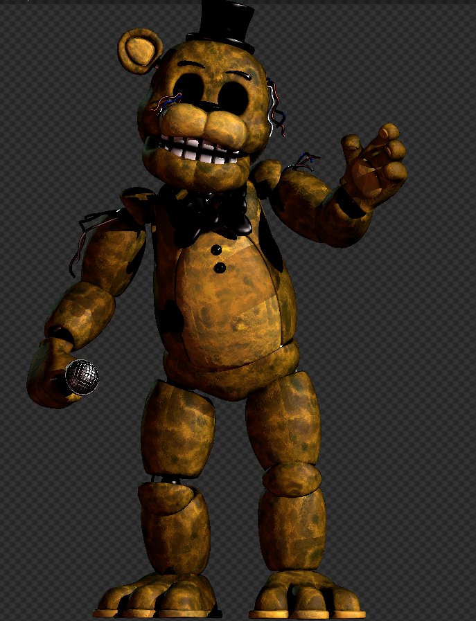 F Naf Golden Freddy Full Body