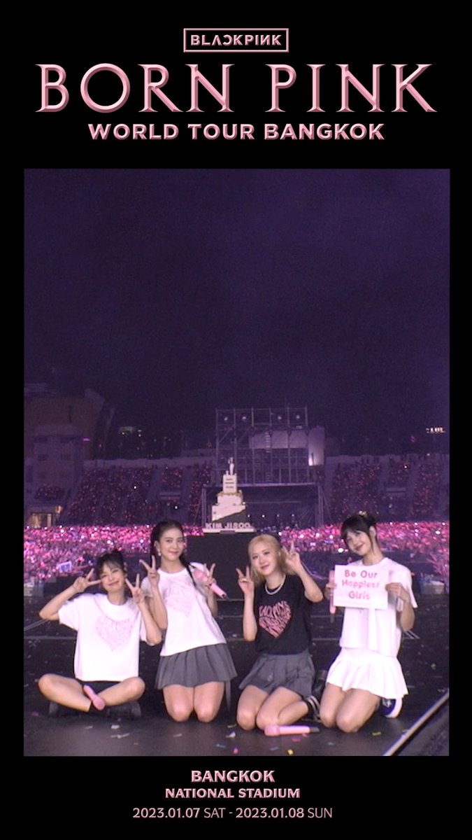 BLΛCKPIИK GLOBAL FANBASE on Twitter: "RT @BLACKPINK: #BLACKPINK WORLD TOUR [BORN PINK] BANGKOK ...