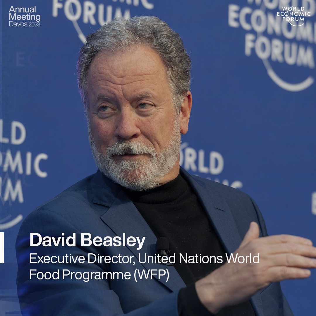 World Economic Forum on Twitter: "David Beasley (@WFPChief), Executive Director, United Nations ...