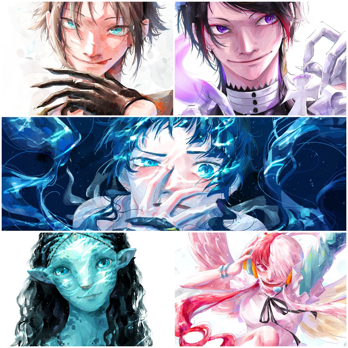 그림 커미션 홍보봇 on Twitter: "RT @_Aki_1017: RT💙 크레페 커미션 재단장했습니다 https://kre.pe/B45t 풀채색 일러스트 타입(이미지1 ...