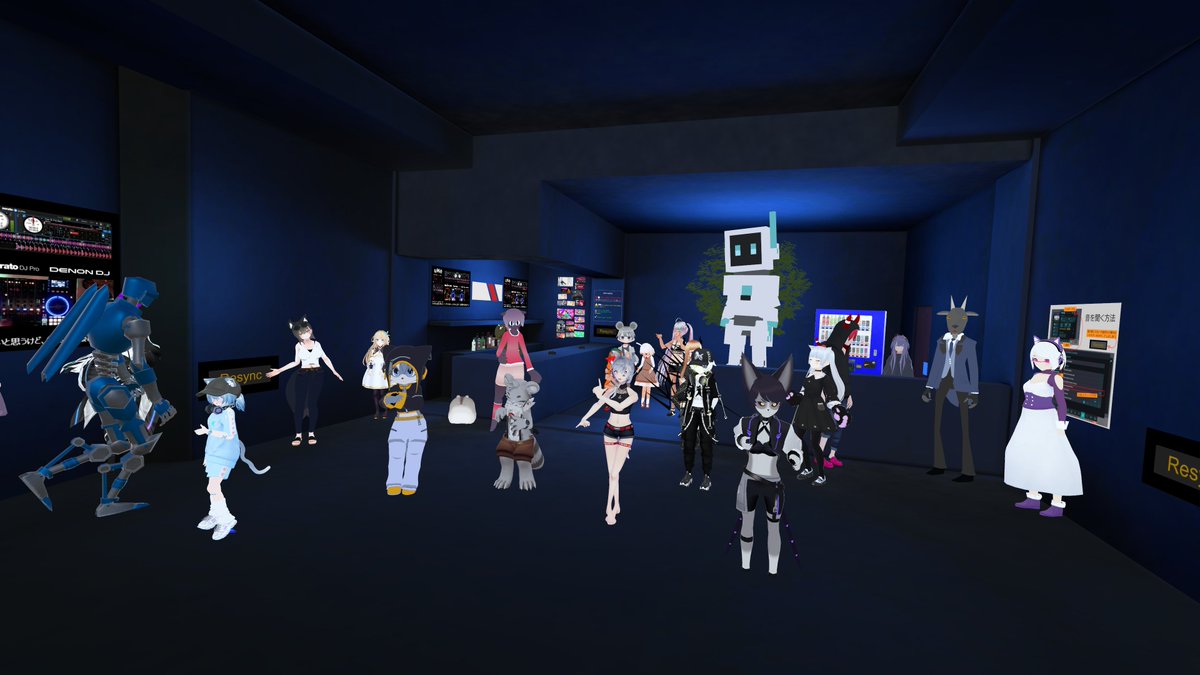ゆる★もり8964【無免許春画職人】 on Twitter: "RT @yossy222_VRC: Cluster で開催されていた mXizm が VRChat にきたよー！！！ ひゃっほー ...