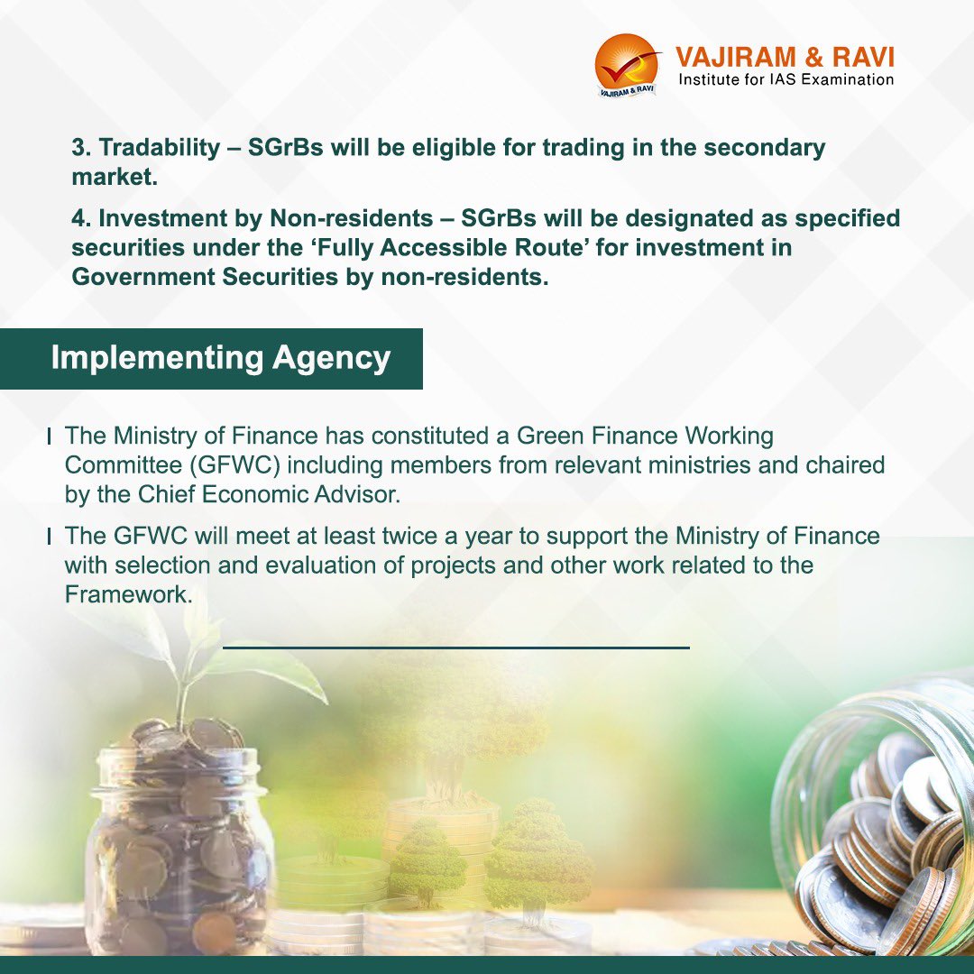 Vajiram & Ravi on Twitter: "The Reserve Bank of India (RBI) said that the maiden Sovereign Green ...