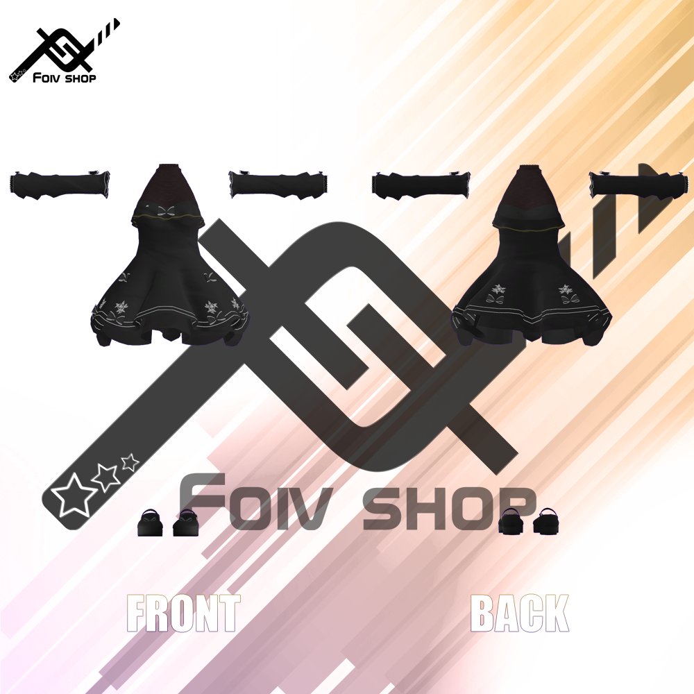 Explicando y corrompiendo. on Twitter: "RT @foivrchat: 「3D衣装モデル」ブラックビオラ (Black Viola) 新年初新作です ...