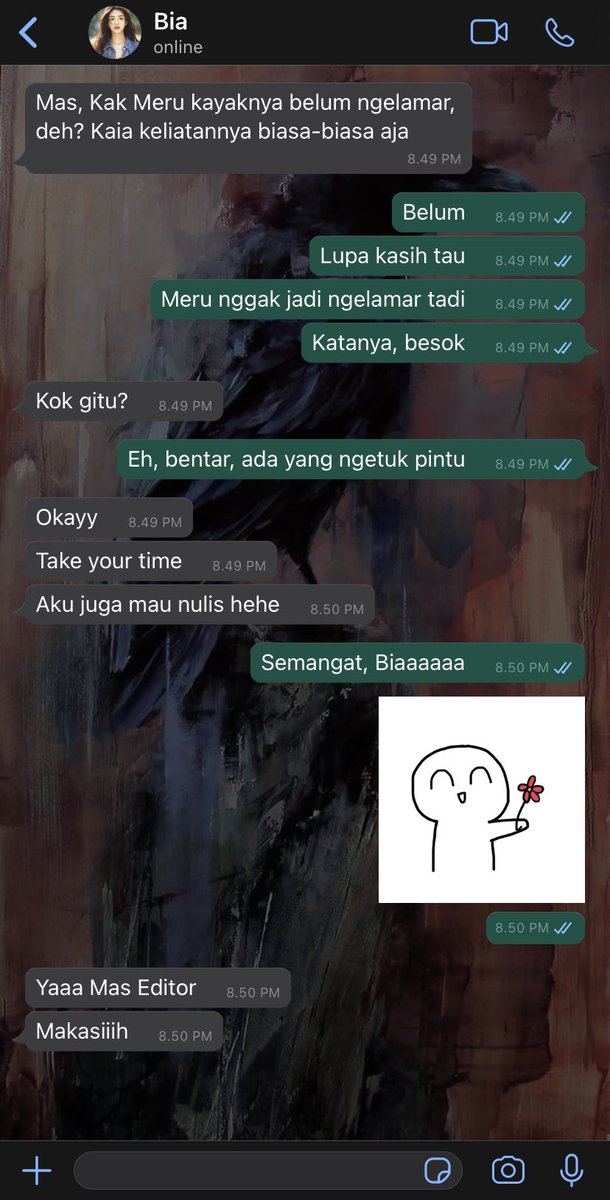 Maro on Twitter: "217 — Semangat, Biaaaaa."