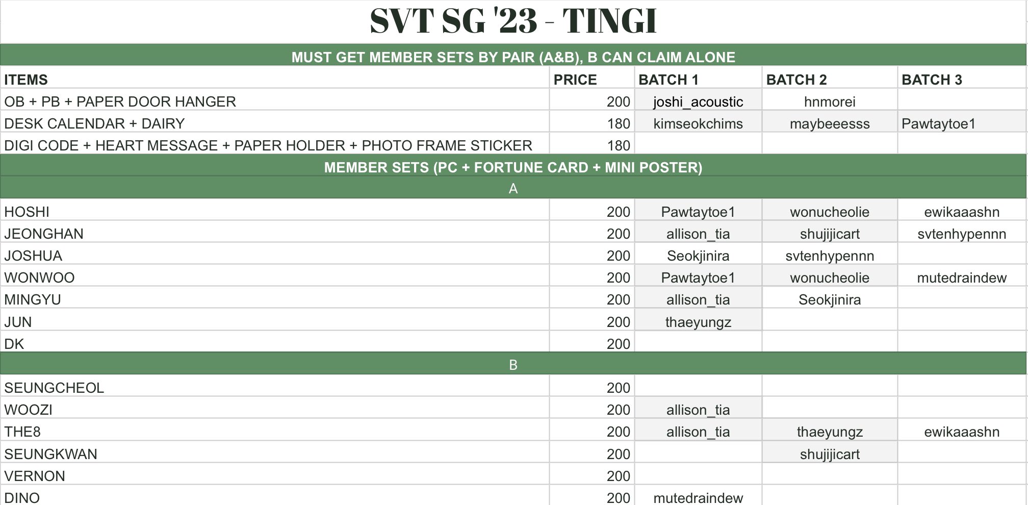 wts ph svt the name;17 sg23 carat kit tingi on Twitter: "SEVENTEEN 2023 SEASON'S GREETINGS ...