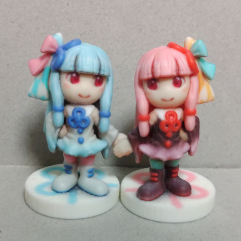 石膏粉末P on Twitter: "投稿した動画「【3Dプリンタ】琴葉茜と葵のミニチュアを作ってみた【一寸フィギュア】」がニコニコニュースで紹介されました！ https ...