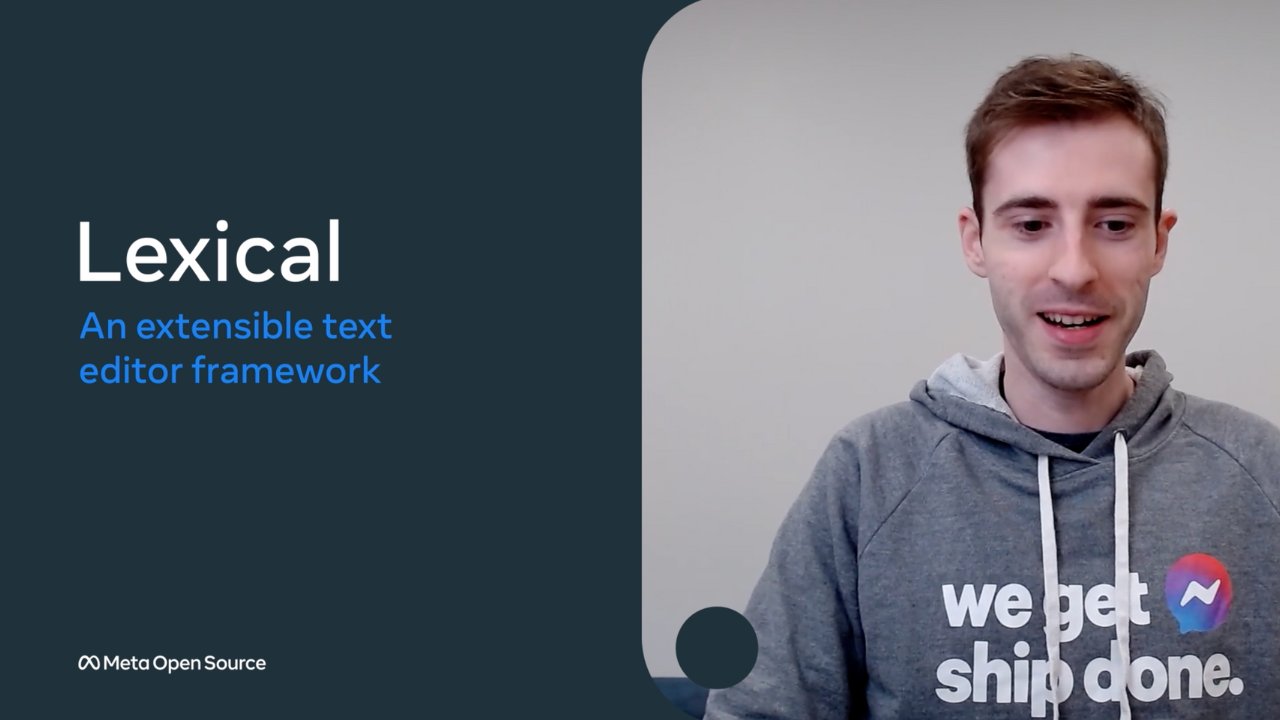 Meta Open Source on Twitter: "In an interview with the Lexical open source team at Meta, explore ...