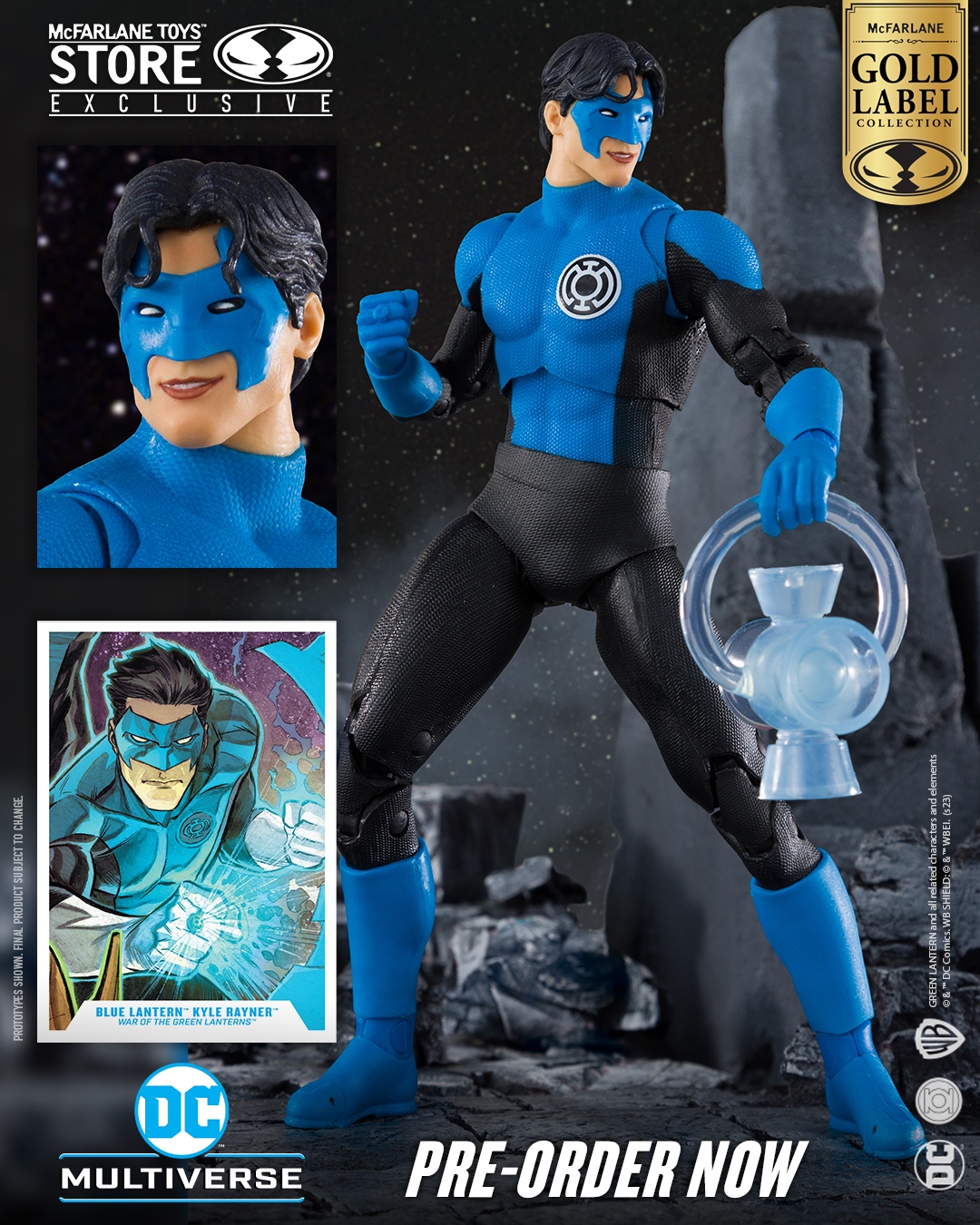 McFarlane Toys on Twitter: "Blue Lantern Kyle Rayner™ (Gold Label) is available for pre-order ...