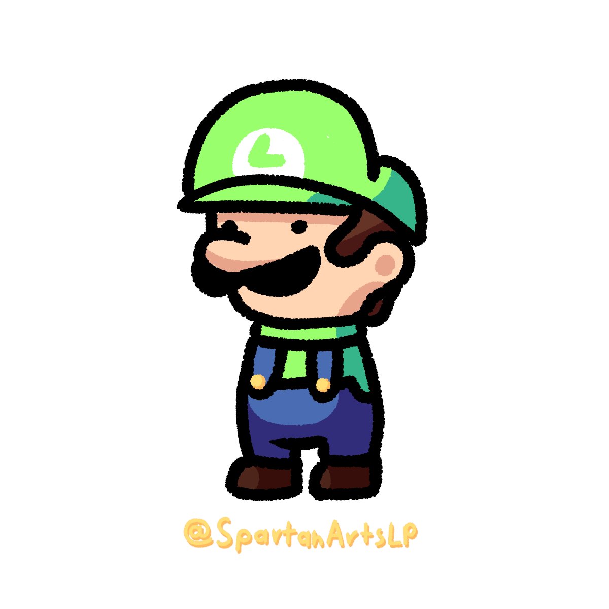 Paper Luigi Standing Paper Luigi And The Marvelous Compass On X: