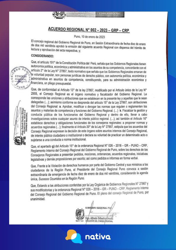 Gloriamarlene Gárate On Twitter Rt Somosnativa 🔴 LoÚltimo