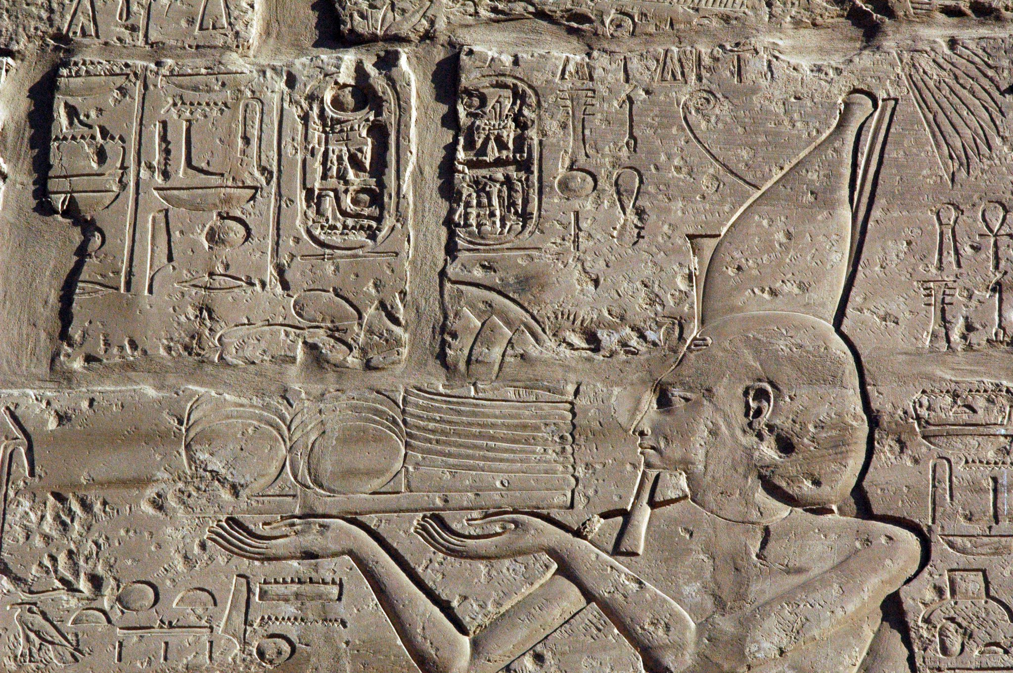 Dr. Peter J Brand on Twitter: "5/ A relief on the Second Pylon gateway at Karnak, which Horemheb ...