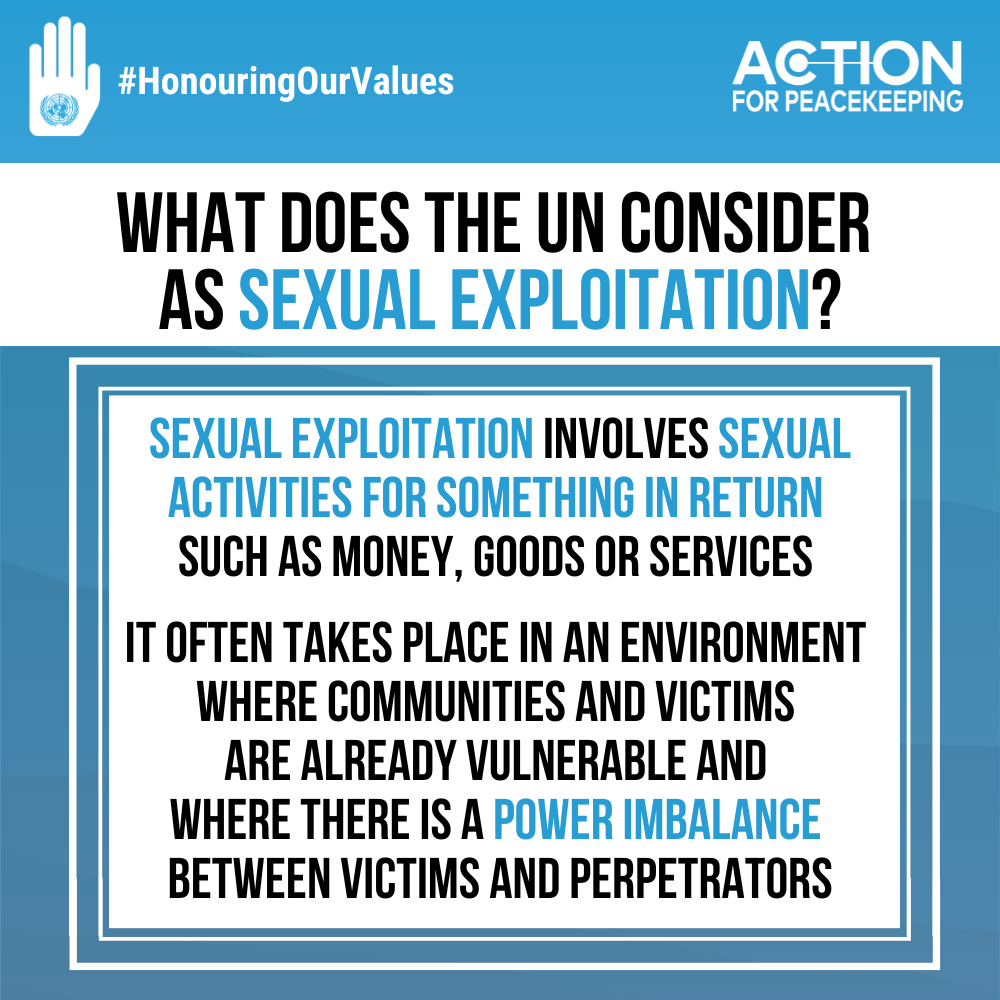 DidYouKnow Sexual exploitation & sexual abuse are both violations of ...
