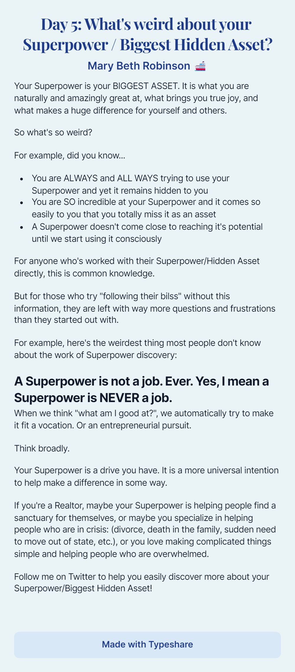 Mary Beth Robinson 🚢 (@SuperpowerQueen) / Twitter