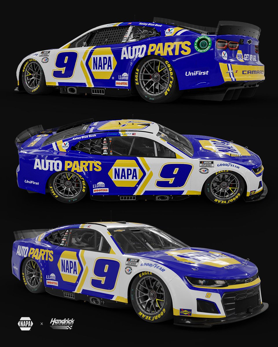 [NAPA Racing]The wait is over 🔥@chaseelliott9’s 2023 paint scheme is ...