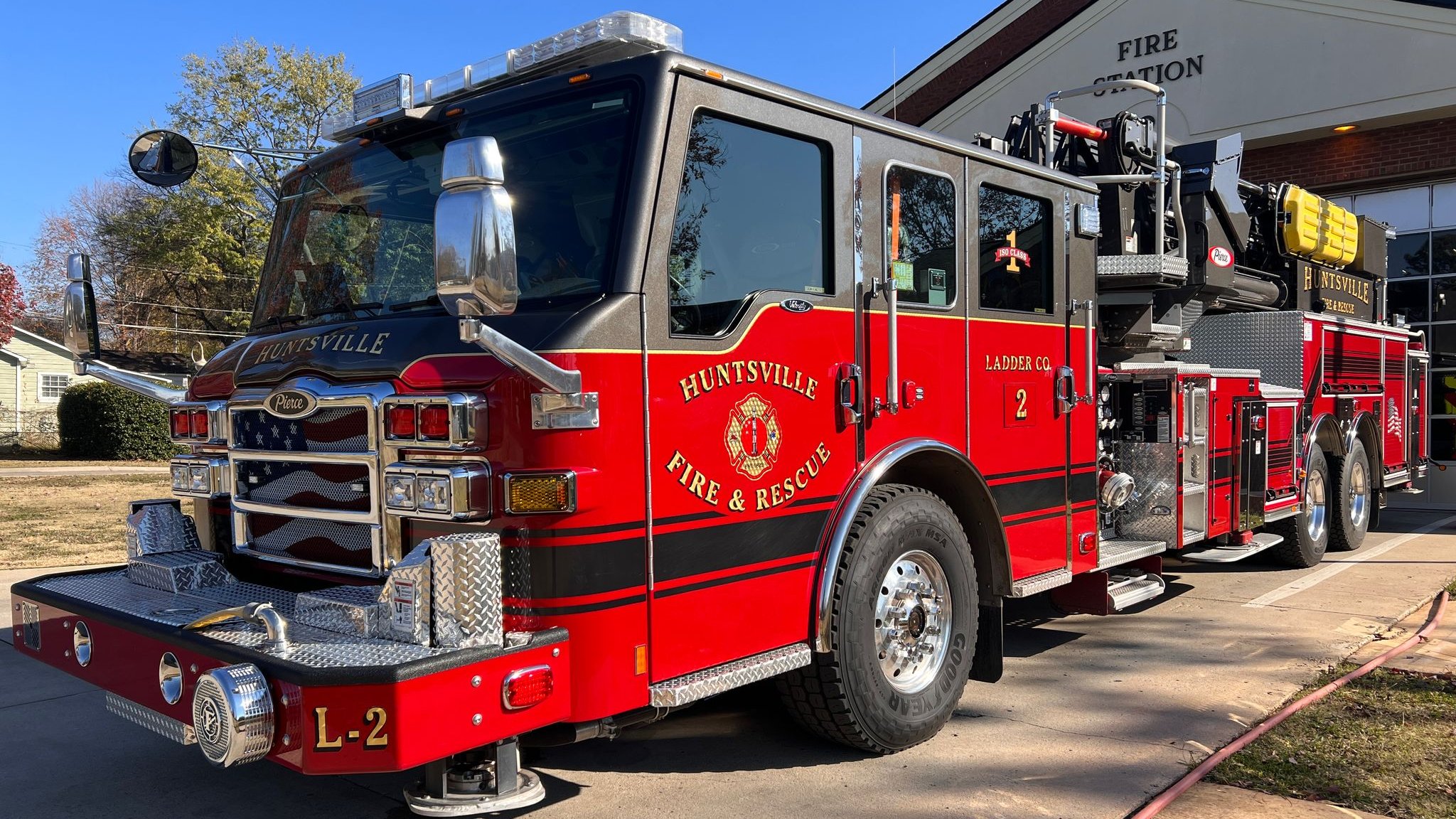 Black Truck With Flames Red