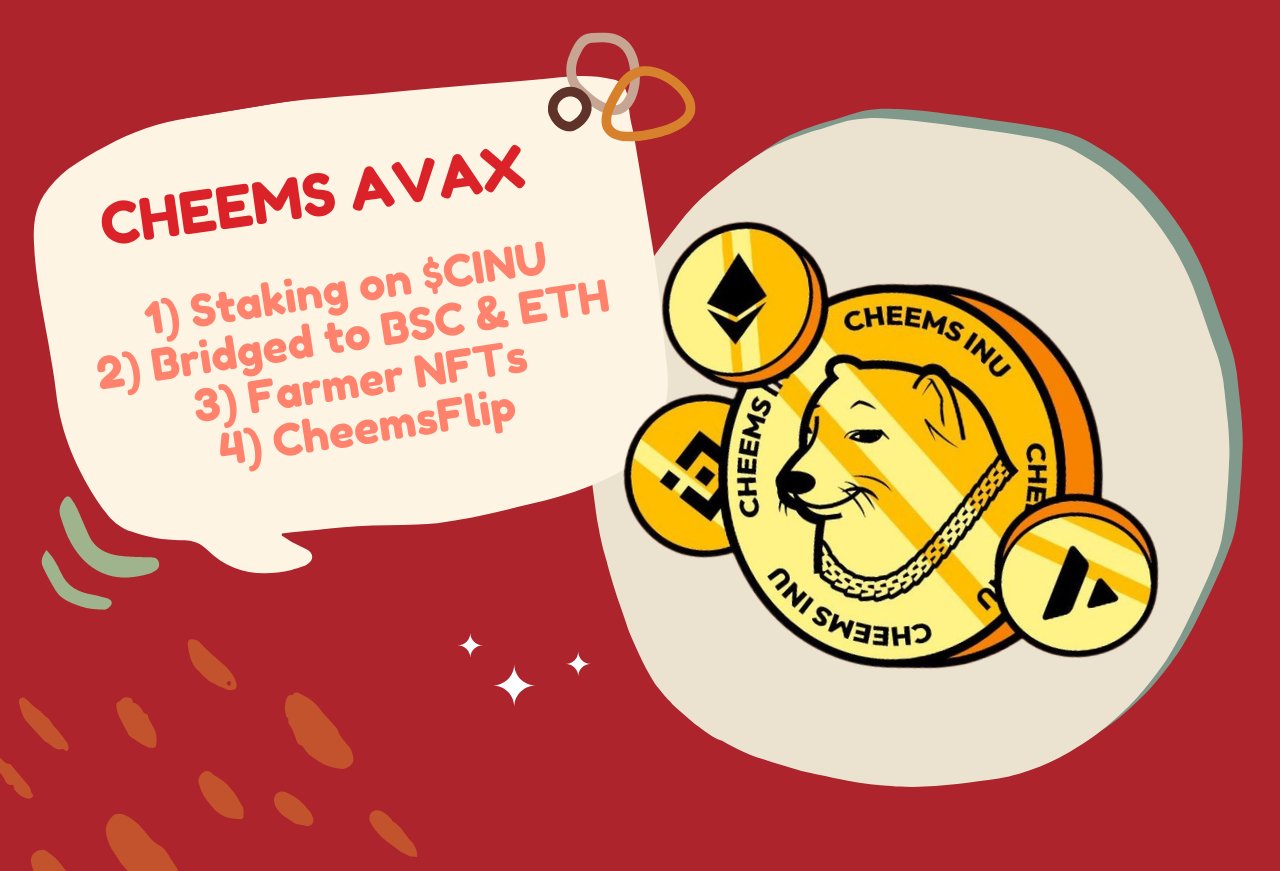 Cheems Inu on Twitter: "@WatcherGuru That'swhy we BUILDing on #AVAX. ️ Staking ️ Multi-chain ...