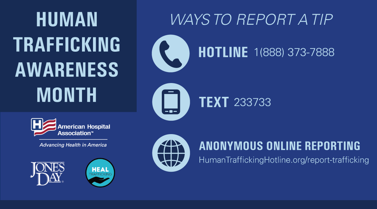 Health care workers can help combat human trafficking by identifying ...
