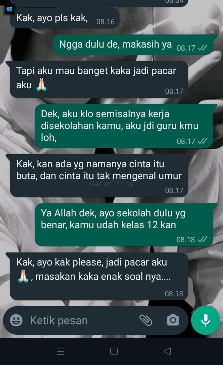 Askrlfess on Twitter: "[askrl] guys liat temen ade ku 😭"