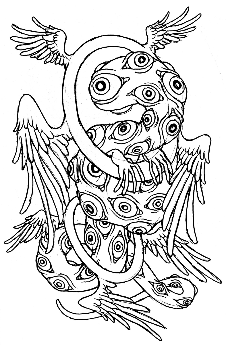 「1 am yv gijinka scribbles 」🐙🦑👁️one-eyed Guy enjoyer👁️ comms openの漫画