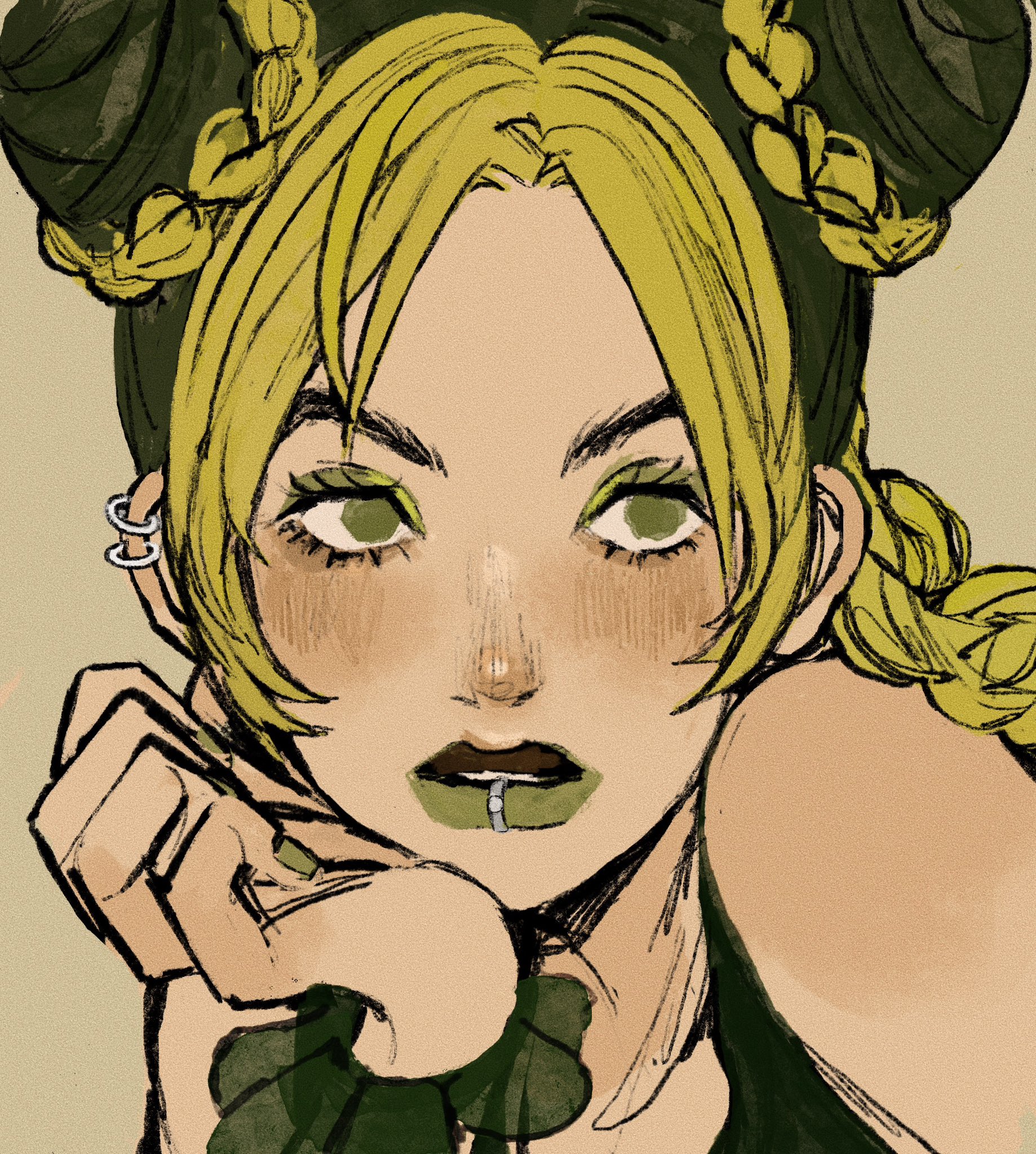 satou on Twitter: "jojo レディ〜ズ🥝🍑🫐🍎 #jjbafanart #jjba https://t.co/pjDZTNFbtu" / Twitter