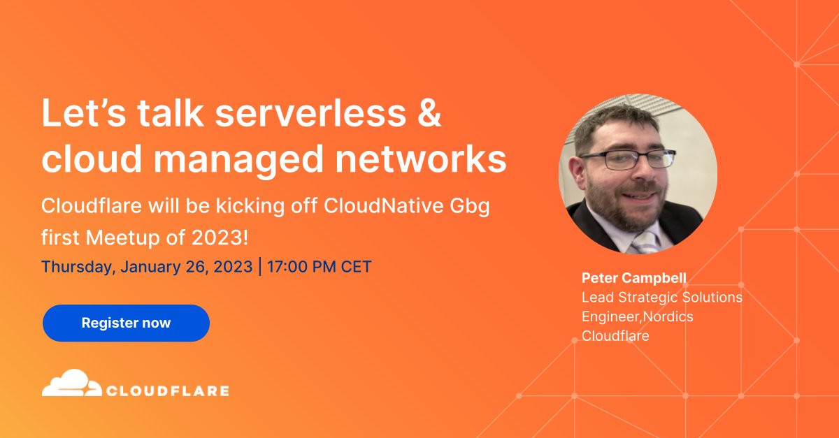 Cloudflare on Twitter: "We're excited to be joining #CloudNative Gothenburg's first Meetup of ...