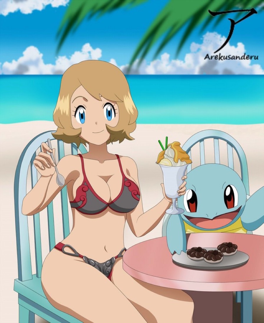 Yogurt Overall Snatch Serena Pokemon Bikini Cover Culture Concept