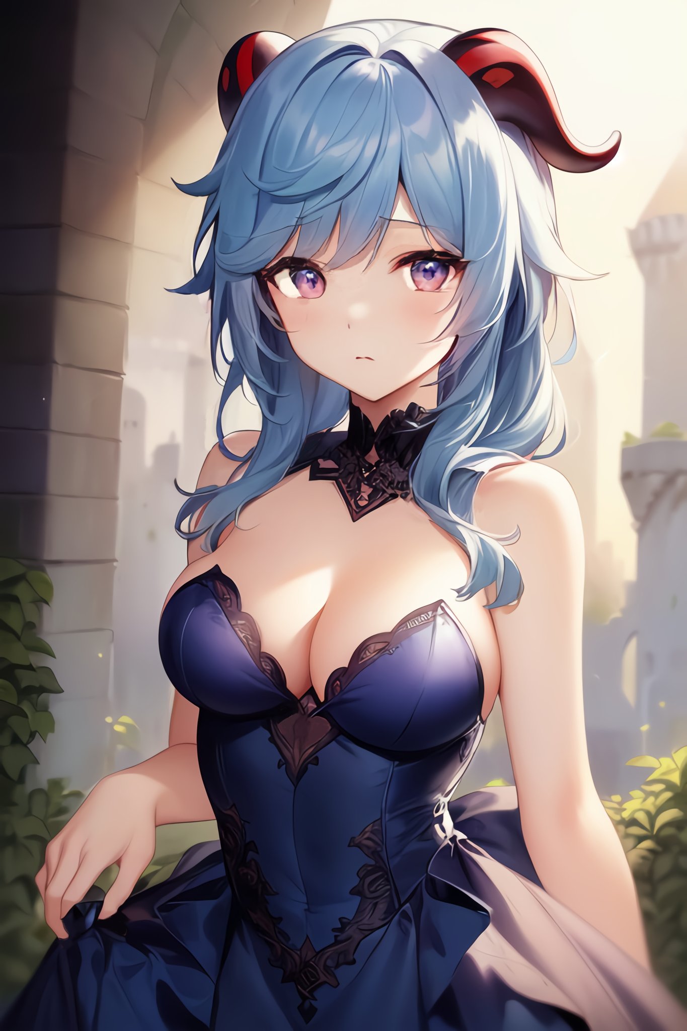 kitokito on Twitter: "ドレス甘雨 #原神 #甘雨 #GenshinImpact #Ganyu #stablediffusion https://t.co ...