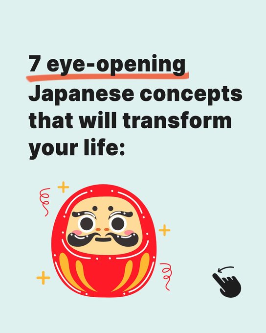 7 Japanese Concepts that will Transform Your Life: - Thread from ...