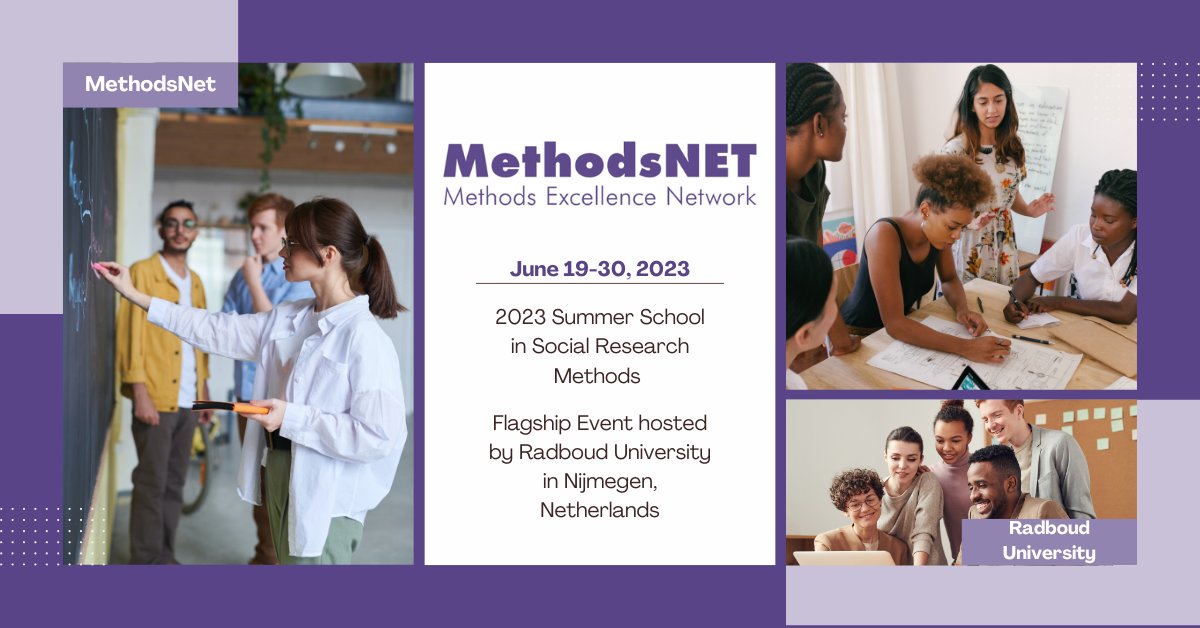 MethodsNET on Twitter: "Are you a PhD student or postdoc looking to take your research methods ...