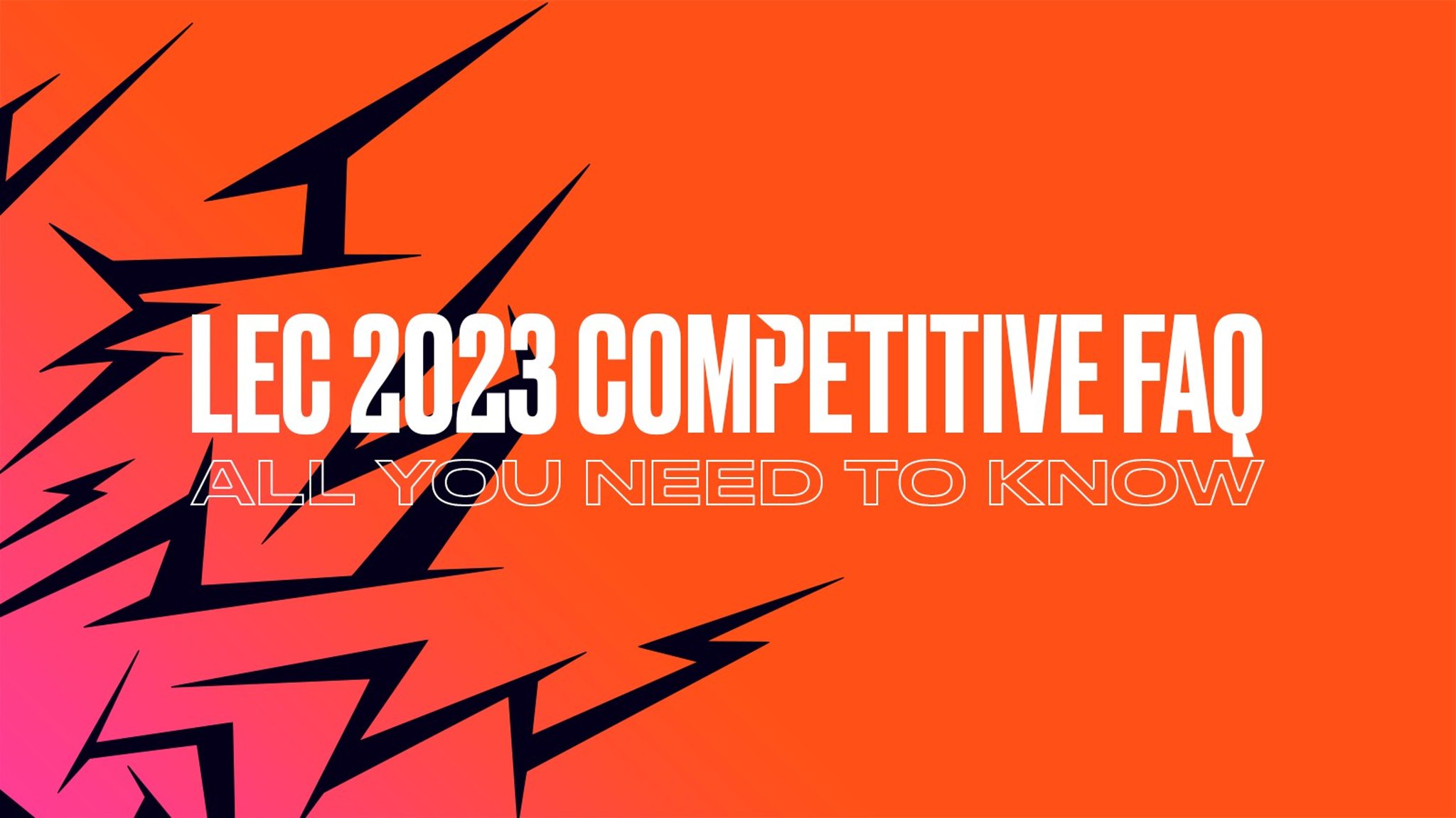 LEC on Twitter: "LEC 2023 Competitive FAQ: Tiebreakers, Championship points, and everything else ...