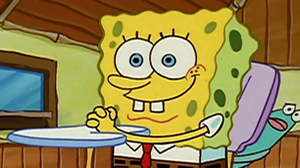 Spongebob Eating Breakfast