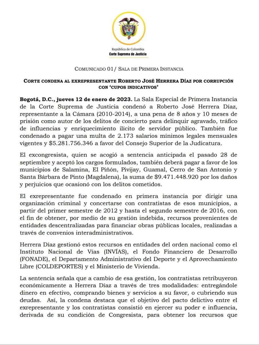 Corte Suprema De Justicia On Twitter Saladeprimerainstancia De