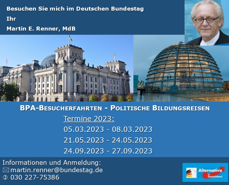 Martin E. Renner - AfD-Fraktion im deutschen Bundestag