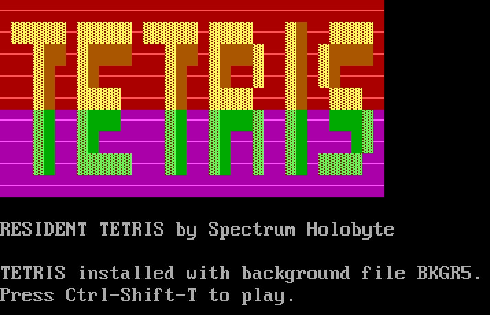 𝔸𝕟𝕒𝕥𝕠𝕝𝕪 𝕊𝕙𝕒𝕤𝕙𝕜𝕚𝕟💾 on Twitter: ""Resident Tetris," a terminate-and-stay-resident version of the ...