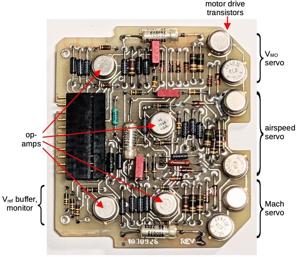 Ken Shirriff on Twitter: "Here's the board with the three servo circuits. The schematic shows ...